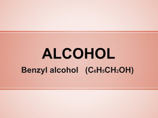 Alcohol ppt | PPT