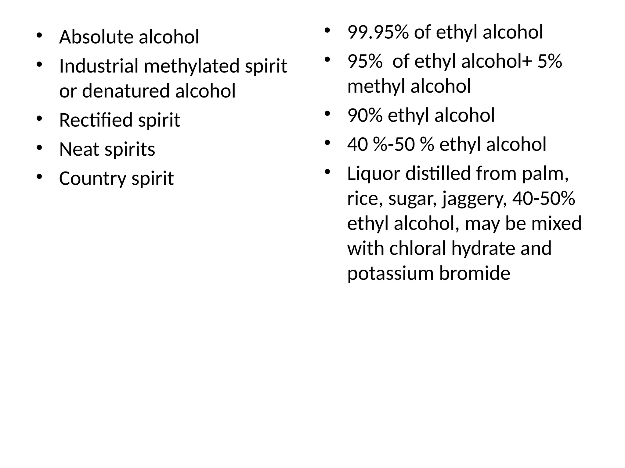 ALCOHOLS and CERTIFICATION OF DRUNKENNESS | PPTX