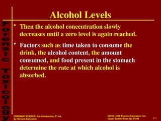 alcohol and medicolegal aspects forensic toxicology | PPT
