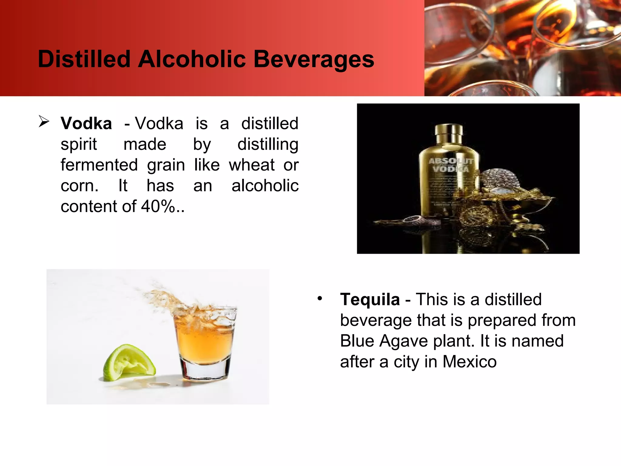 Alcohol presentation | PPT | Alcoholic Beverages | Food & Drink