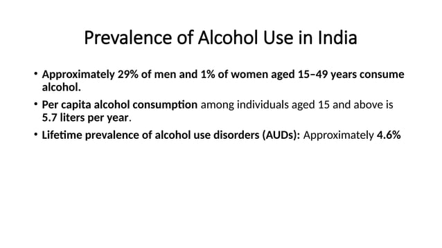alcohol presentation for students | PPTX