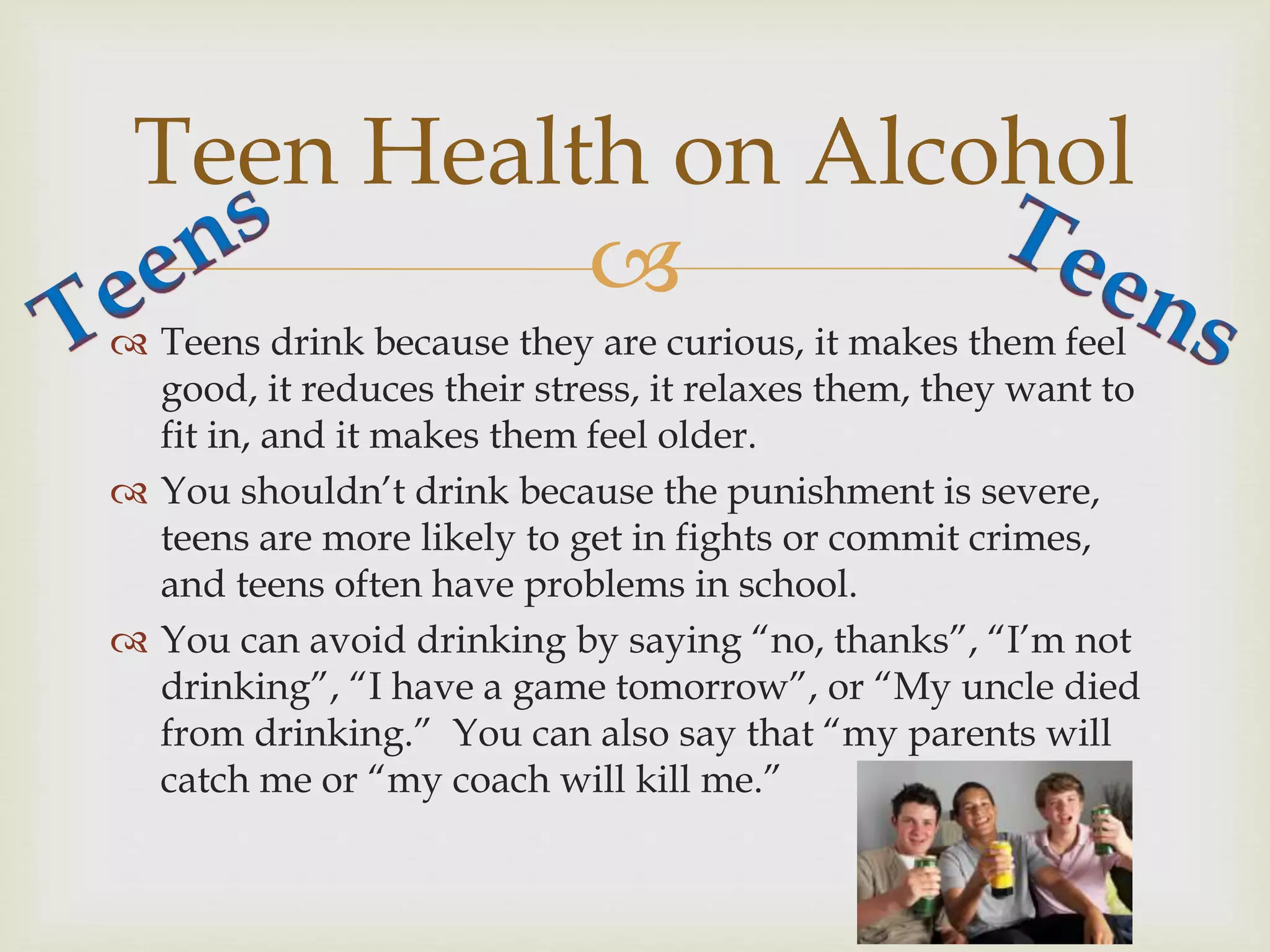 Alcohol project | PPTX