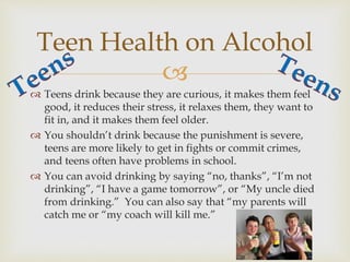 Alcohol project | PPTX