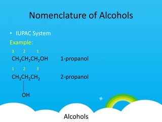 Alcohols | PPTX