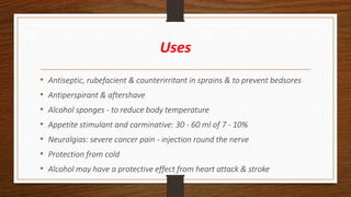 Ethyl Alcohols | PPT