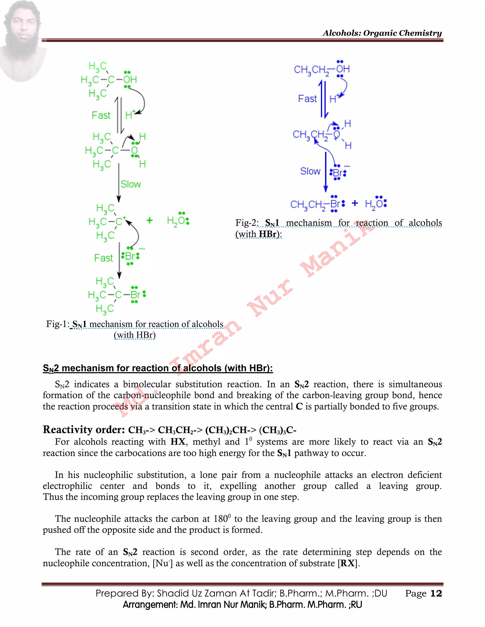 Alcohols:Organic Chemistry MANIK | PDF