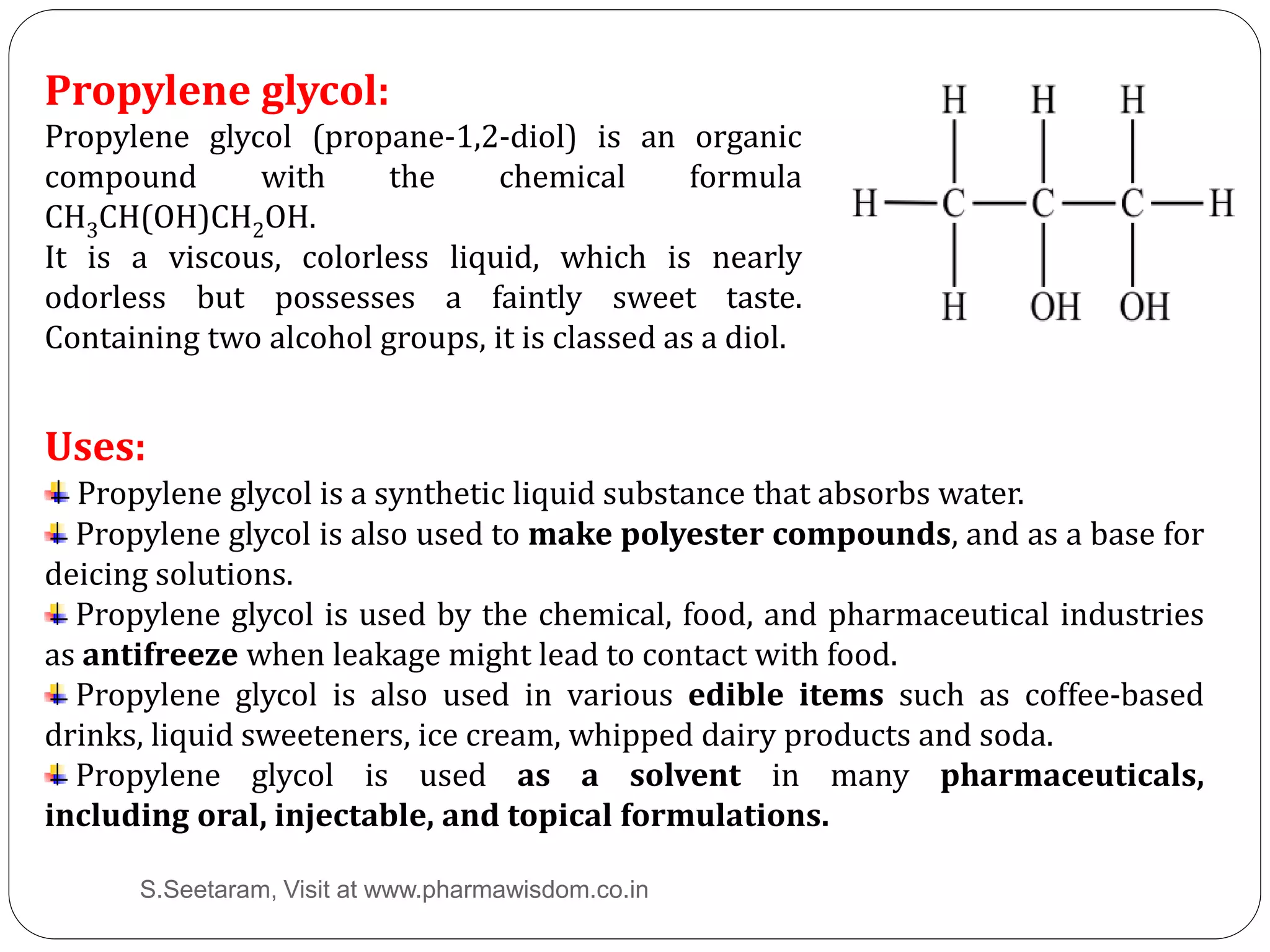 Alcohols (B.Pharm 1st Year 2nd Sem.) | PPTX