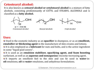 Alcohols (B.Pharm 1st Year 2nd Sem.) | PPTX