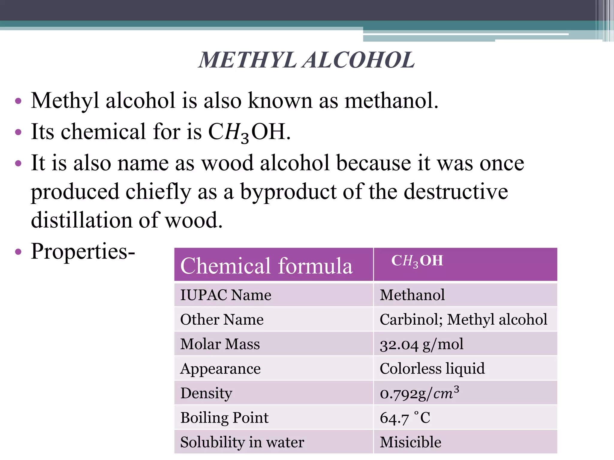 Alcohols | PPTX