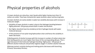 Alcohols | PPTX