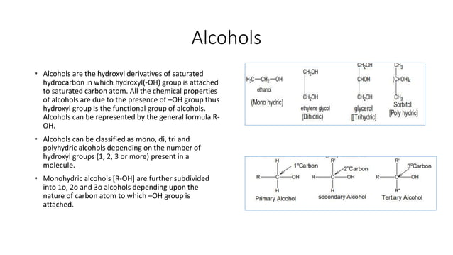 Alcohols | PPT