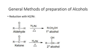 Alcohols | PPTX