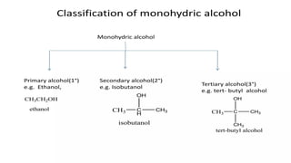 Presentation on alcohol, types of alcohol and properties of alcohol | PPTX