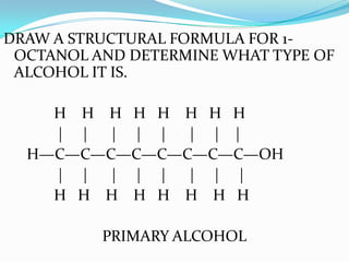 Alcohols group 4 | PPTX