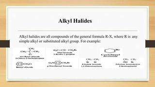 Alcohols, alkyl halides and ethers | PPTX