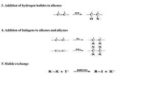 Alcohols, alkyl halides and ethers | PPTX
