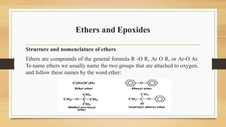 Alcohols, alkyl halides and ethers | PPTX