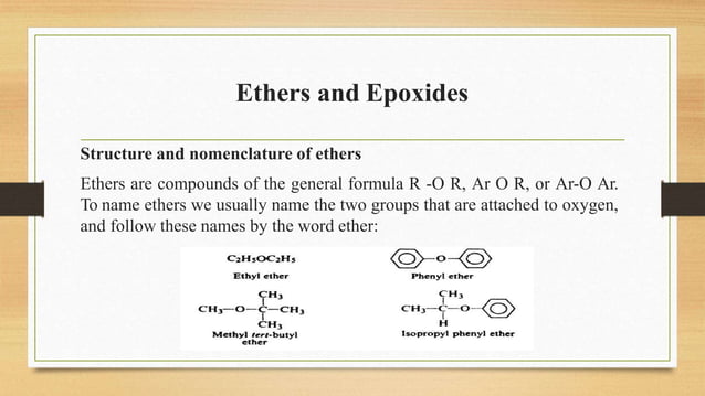 Alcohols, alkyl halides and ethers | PPTX