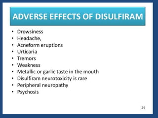 Alcohols and disulfaram | PPT