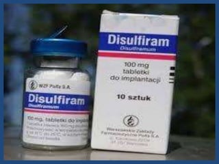 Alcohols and disulfaram | PPTX