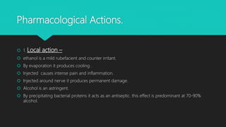 Alcohols and methyl alcohols by nilesh sharma | PPT