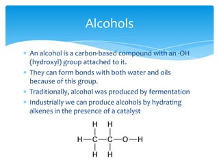 Alcohols as solvents | PPTX