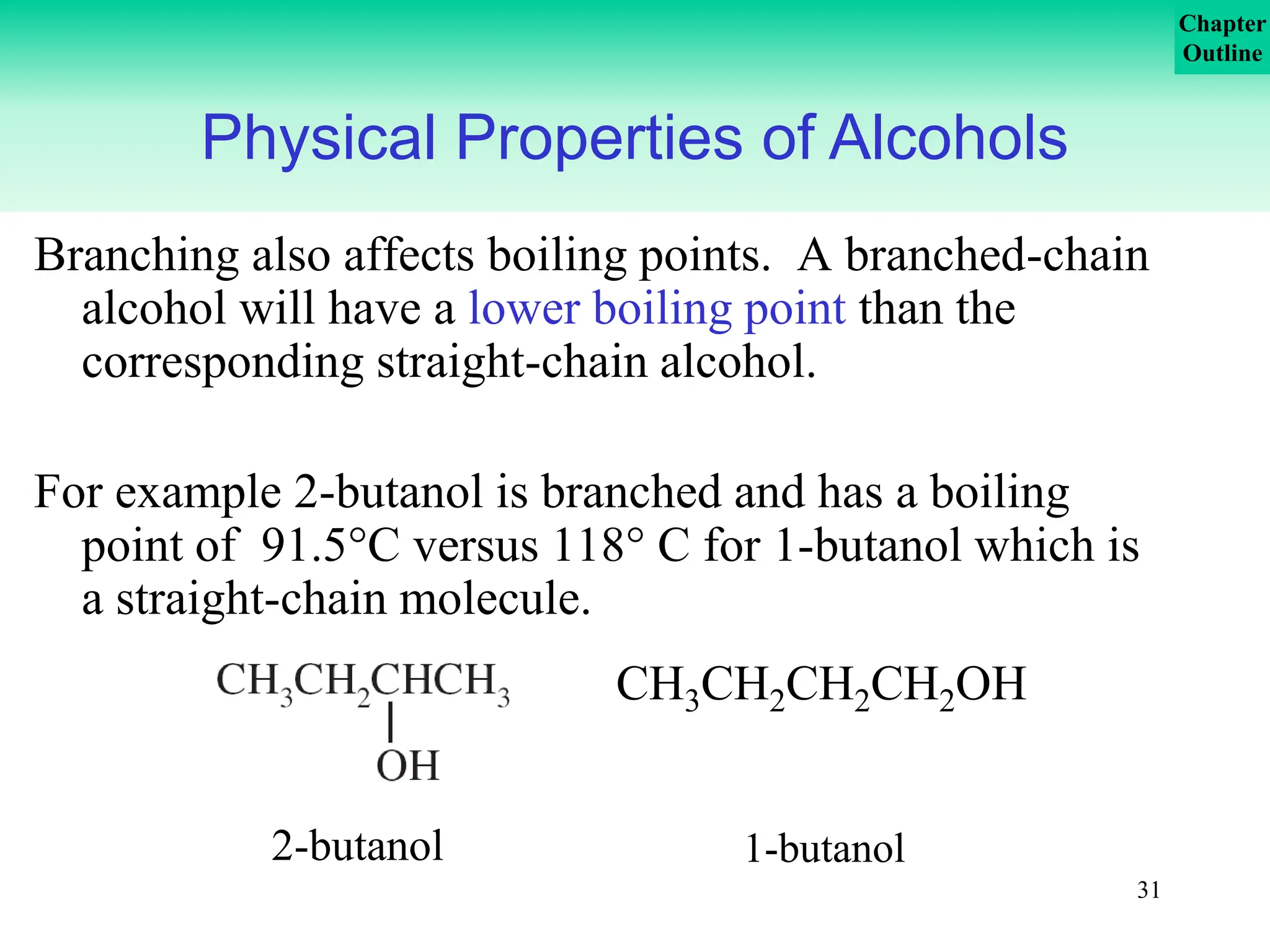 Alcohols complementary 11° grade chemistry | PPT