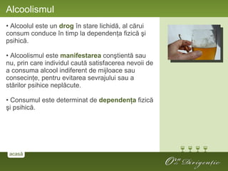 Efectele consumului de alcool | PPT