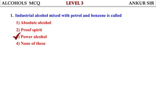 ALCOHOLS MCQ LEVEL 3.pdf