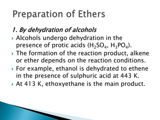 Alcohols,phenols, ethers | PPTX