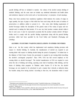 Law of Alcohol and Alcoholic Beverages | DOCX
