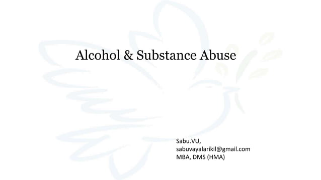 Alcohol & substance abuse | PPTX | Illegal Drugs, Tobacco, eCigarettes ...