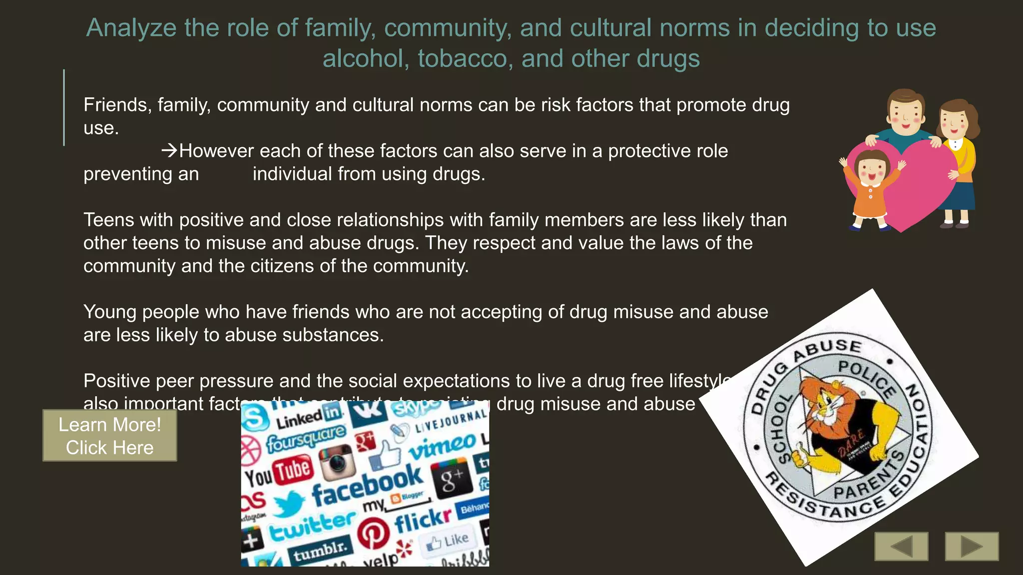 Alcohol, tobacco and other drugs | PPTX