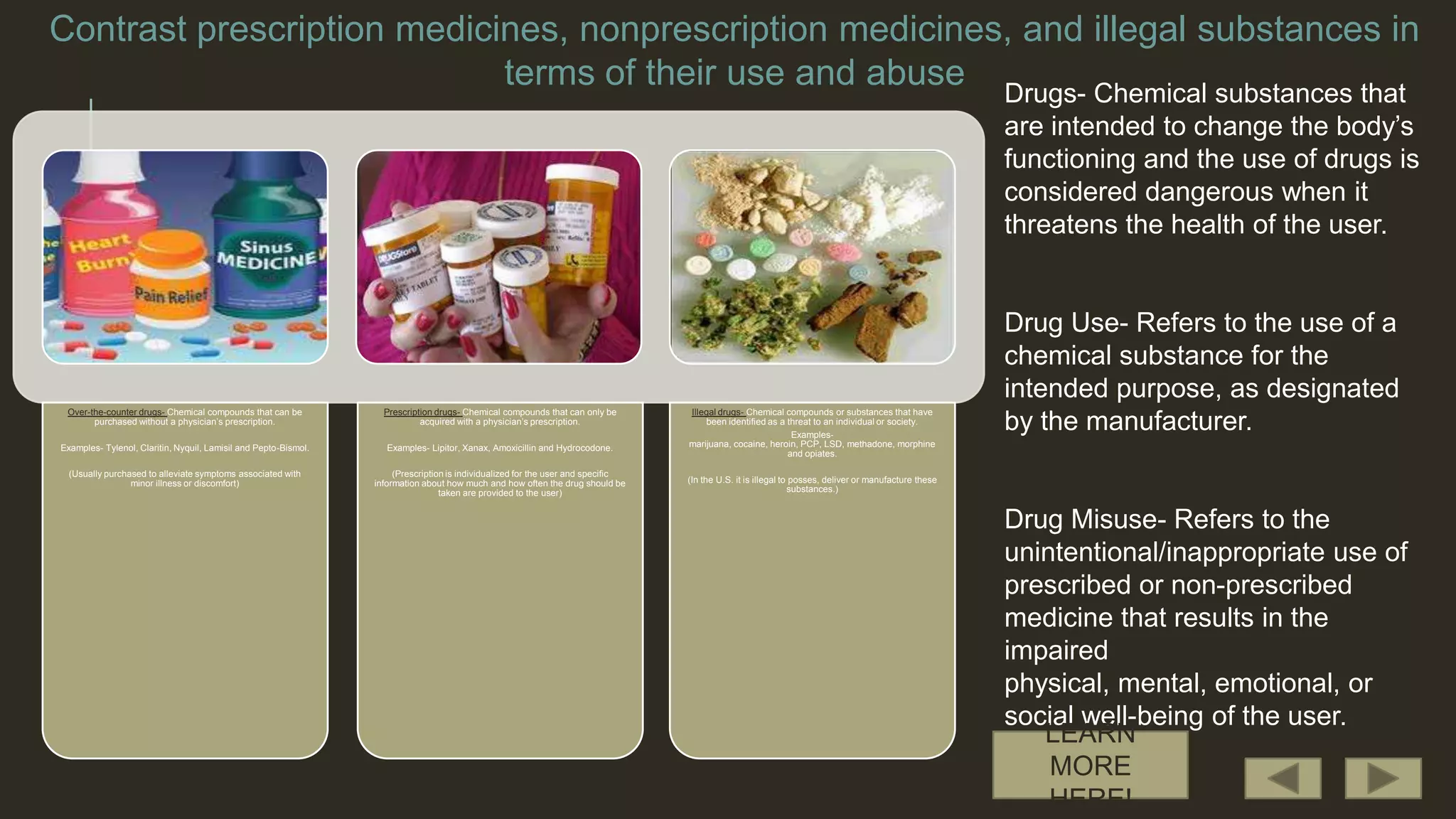Alcohol, tobacco and other drugs | PPTX