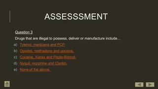 Alcohol, tobacco and other drugs | PPTX