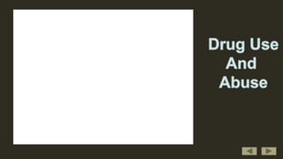 Alcohol, tobacco and other drugs | PPTX