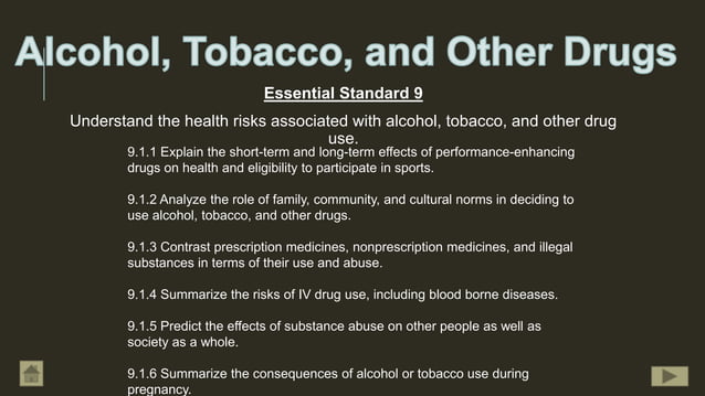 Alcohol, tobacco and other drugs | PPT