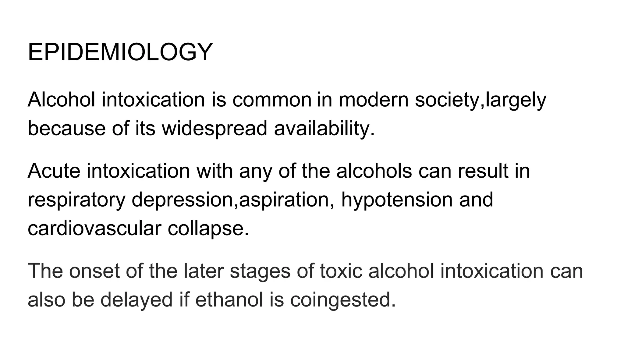 Alcohol toxicity case study | PPTX