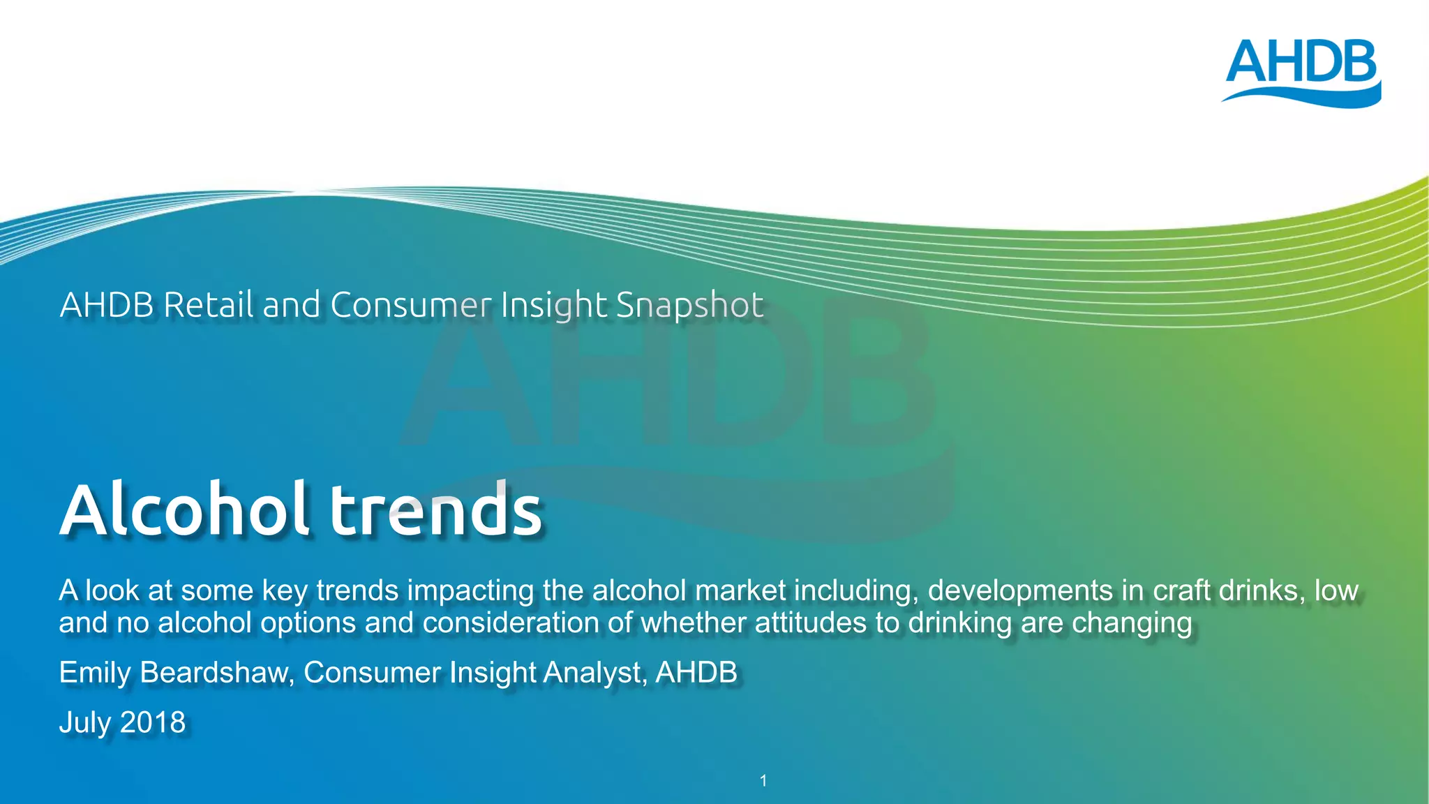 Alcohol trends | PPT