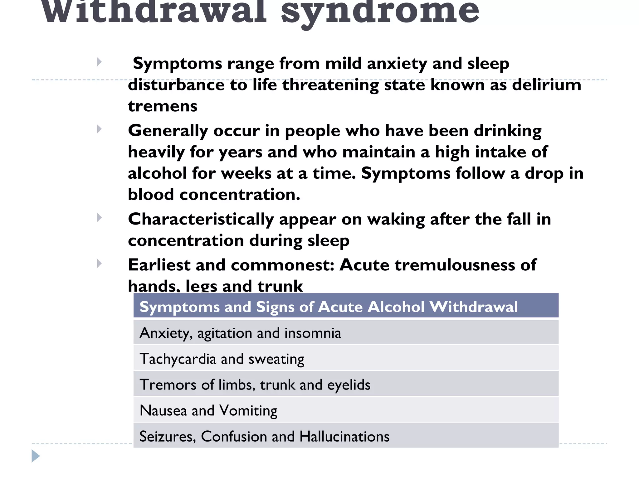 Alcohol use disorder | PPT