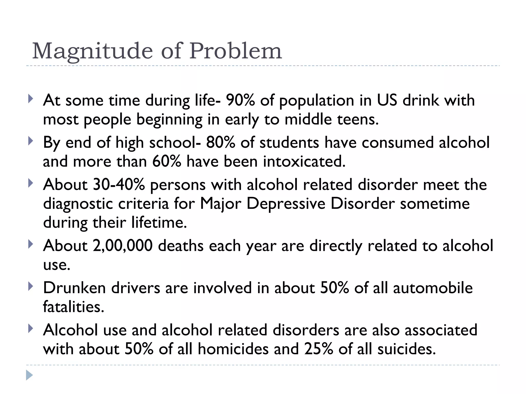 Alcohol use disorder | PPT