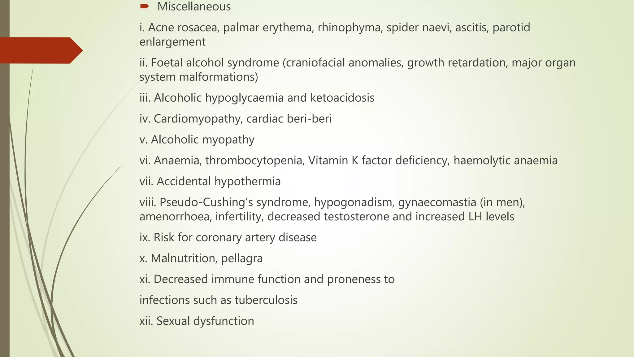 Alcohol use disorders | PPTX