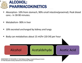 Alcohol use disorders | PPTX