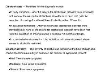 Alcohol use disorders | PDF