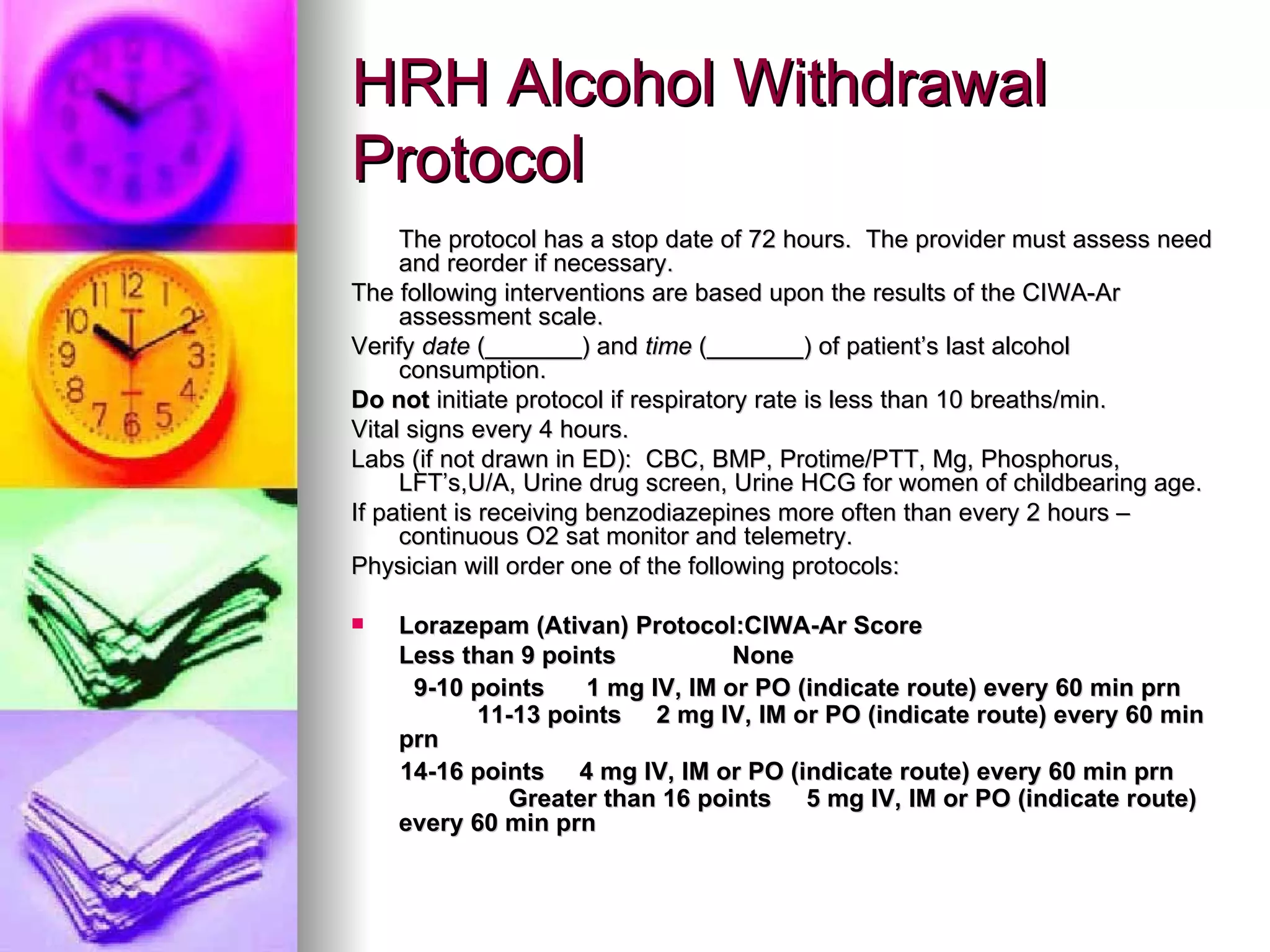 Alcohol Withdrawal | PPT