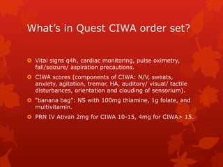 Alcohol withdrawal | PPT