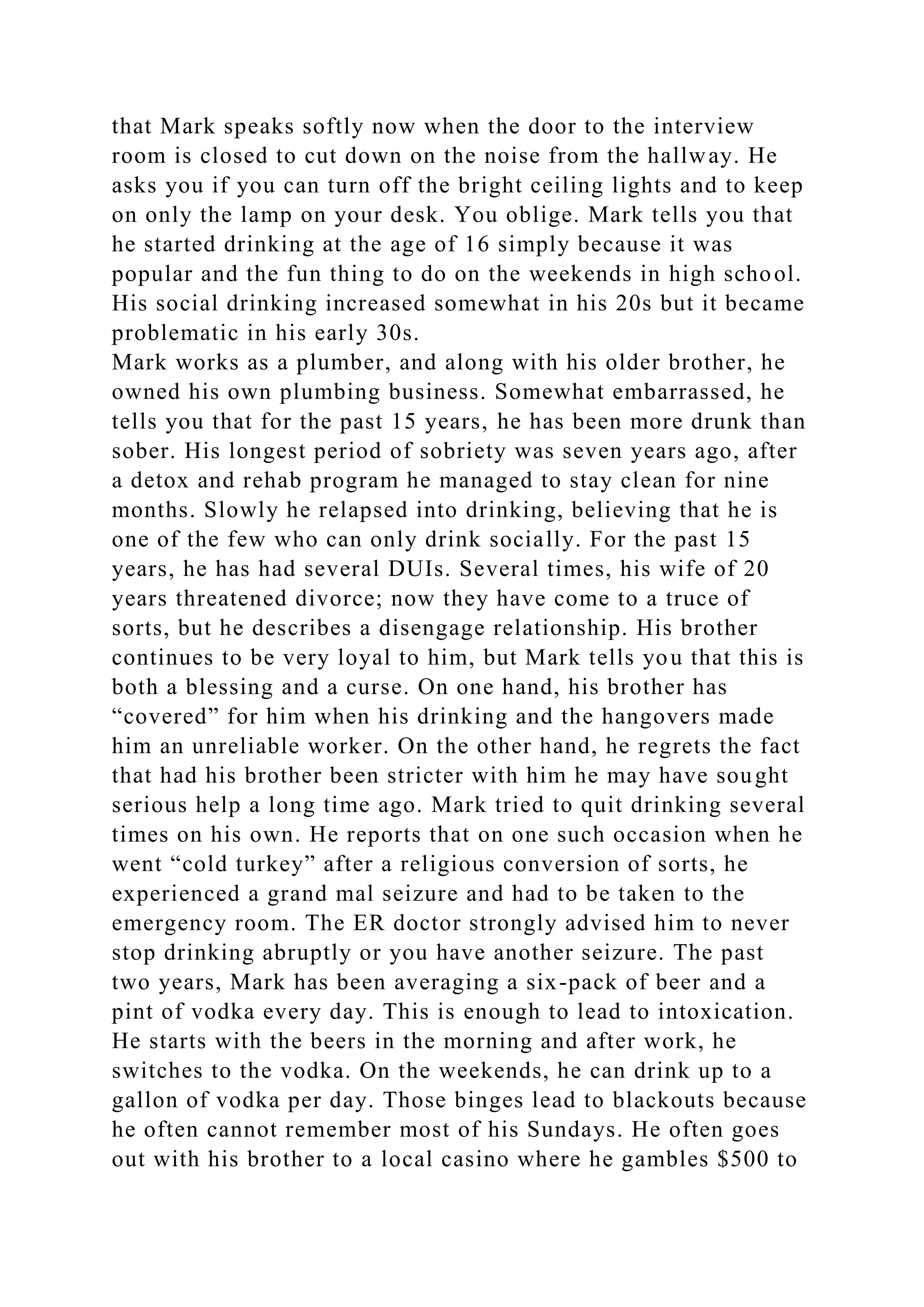 Alcohol Withdrawal Assessment Scoring Guidelines (CIWA - Ar) .docx