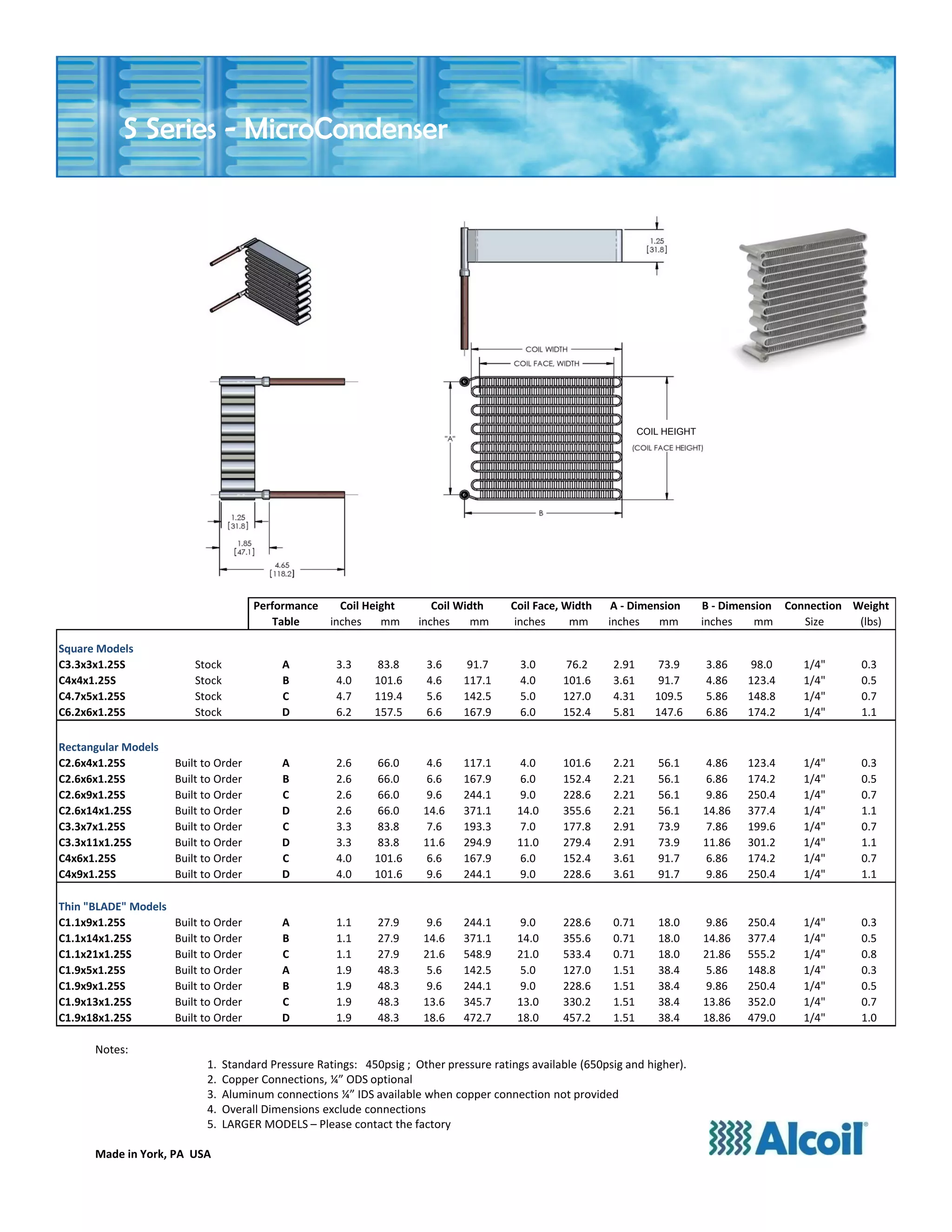 Alcoil micro condenser_product_brochure | PDF