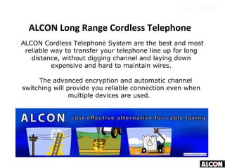 Alcon long range cordless phone systems 100km | PPT