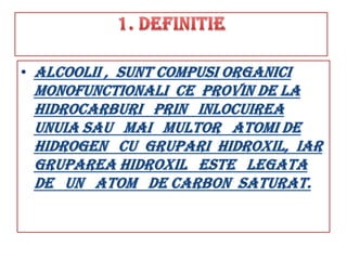 Alcooli | PPTX